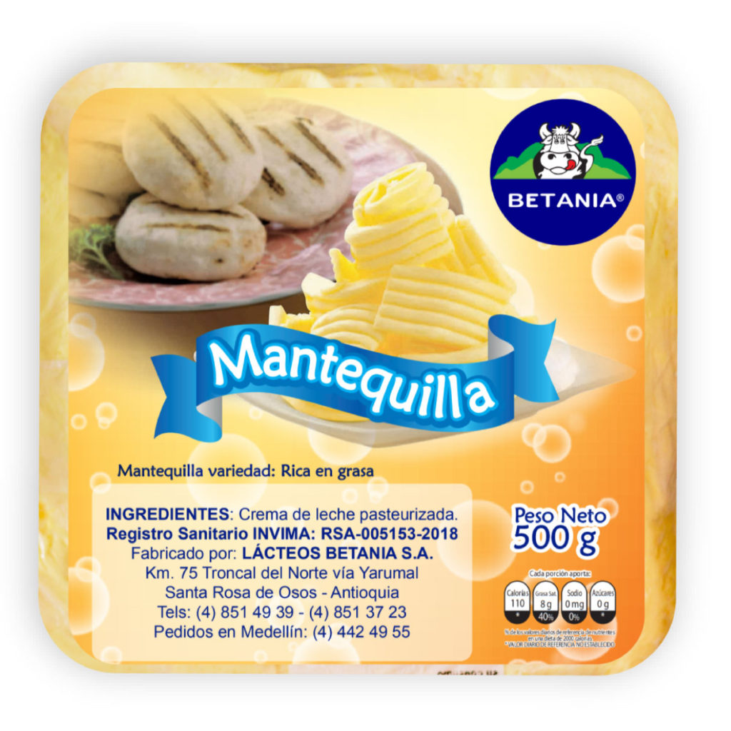 Mantequilla x 500 grs – Lacteos